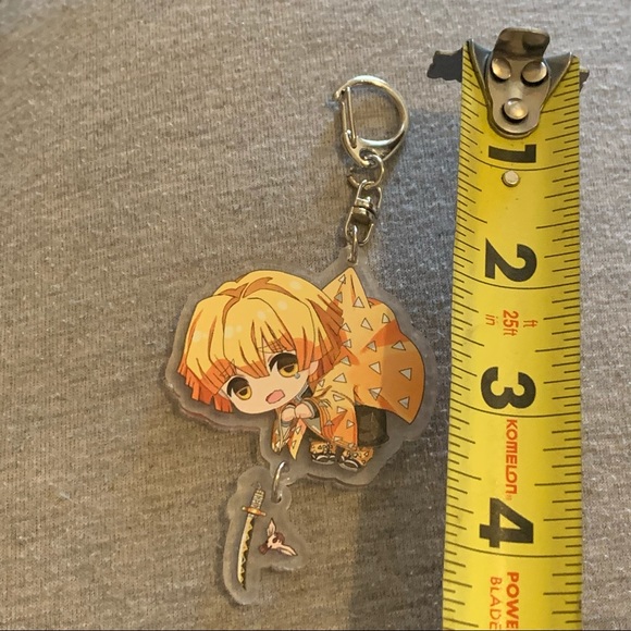 Accessories | Anime Demon Slayer Zenitsu Agatsuma Charm Keychain | Poshmark